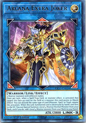Arcana Extra Joker KICO-EN030 Yu-Gi-Oh! Card Light Play 1st Edition | eBay