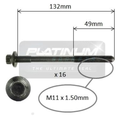 Engine Cylinder Head Bolt Set for Mazda 323 BA V6 2.0L KF 1994~1998 | eBay