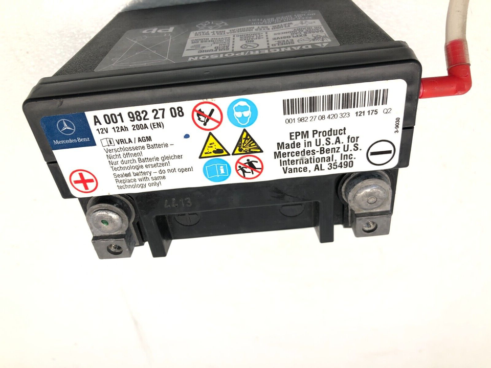 MERCEDES BENZ AUXILARY BATTERY 12V 12AH 200A A0019822708 | eBay