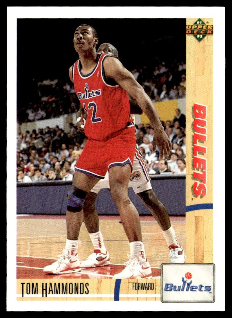 1991-92 Upper Deck Tom Hammonds Washington Bullets #349 | eBay