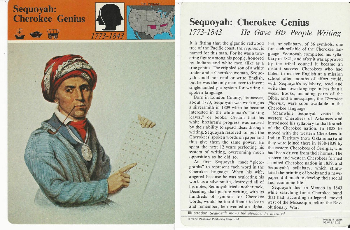 Sequoyah Indian Silversmith