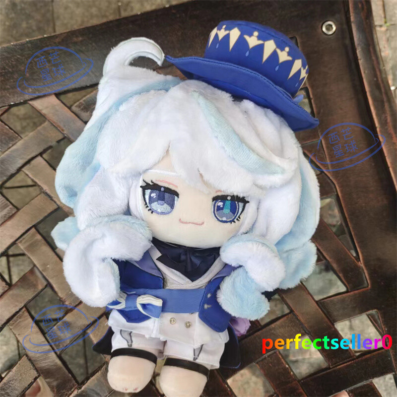 Genshin Impact Furina 20cm Plush Doll w/Clothes Focalors Stuffed Soft ...