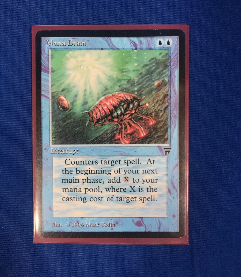 MAGIC THE GATHERING MTG LEGENDS MANA DRAIN | eBay