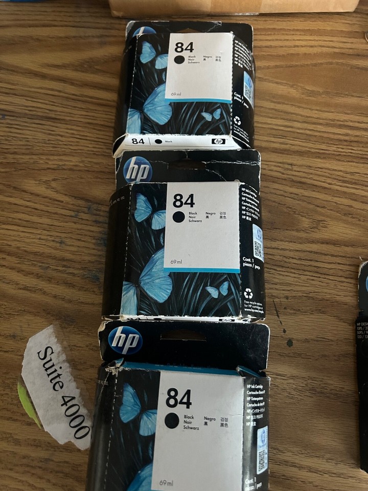 Genuine OEM HP 84 BLACK C5019A Ink Printhead Printer Print Head 69ml | eBay