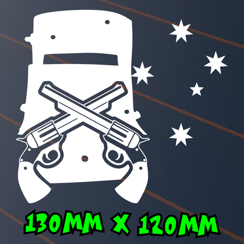 Ned Kelly Southern Cross Sticker Car Decal Ute Such Is Life Aussie ...