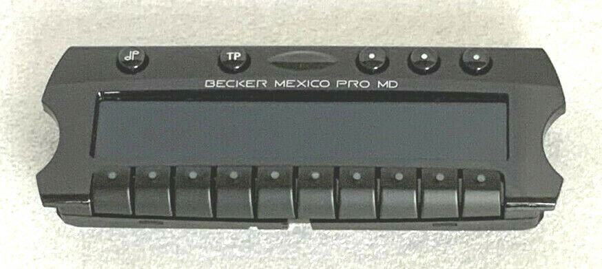 Bedienteil komplett Bedieneinheit Becker Mexico Pro MD BE 4937 gelb rot ...