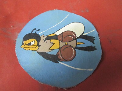 WWII USAAF FIGHTING BEE 22ND FIGHTER SQDN 36 FG 9 TH AAF FLIGHT JACKET ...
