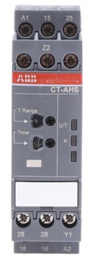 ABB OFF DELAY SINGLE TIMER RELAY 4A 0.05s-300h 24-240V AC/DC 2-Contacts ...