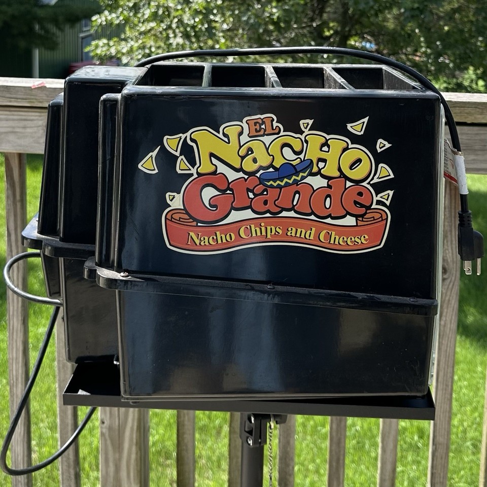 Commercial El Nacho Grande Nacho Cheese Cup Pretzel Warmer Machine ...