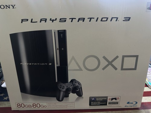 Sony PlayStation 3 PS3 80GB Console In box CECHK01 Not Backwards ...
