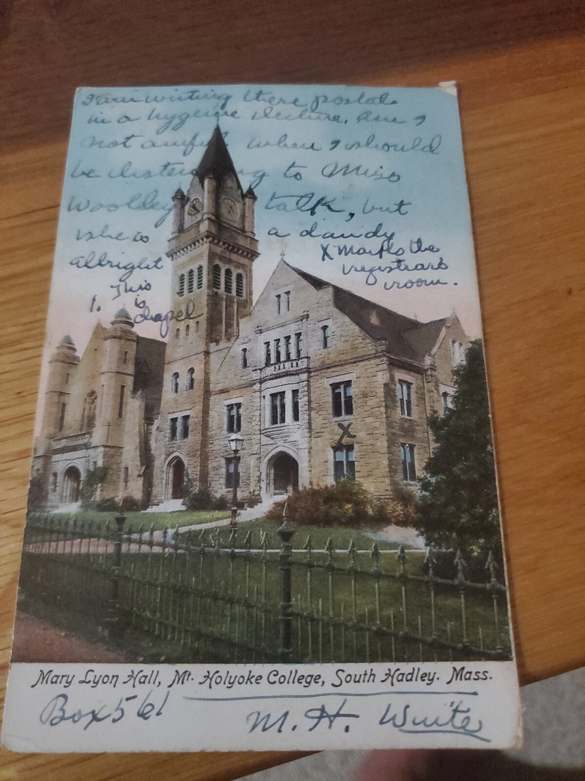 Mary Lyon Hall , Mt. Holyoke College , South Hadley Massachusetts | eBay