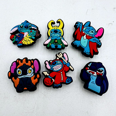 Lilo & Stitch Spooky Croc Shoe Charms Jibbitz 6pc Set | eBay
