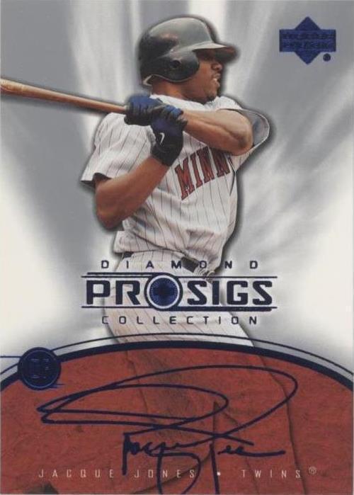 2004 Upper Deck Diamond Collection Pro Sigs - Jacque Jones #50 for sale ...