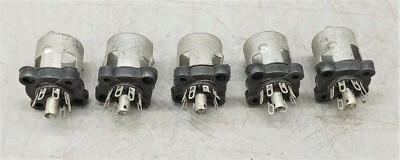 5 NOS Vintage 7-pin Amphenol Miniature Tube Sockets | eBay