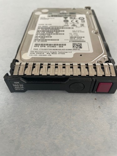 872477-B21, 872736-001 HPE 600GB SAS 10K SFF SC DS HDD | eBay
