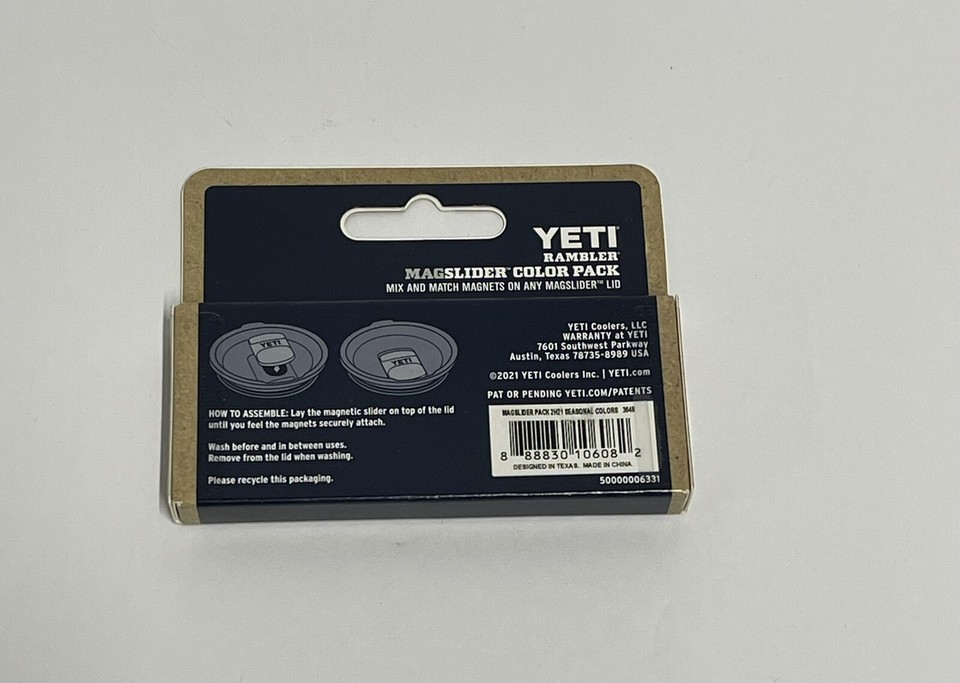 Yeti Rambler Magslider Color Pack Magnets(red, green & gray) | eBay