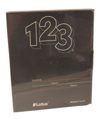 Lotus 1-2-3 Rel 2 Upgrade, Spreadsheet Graphics Database 5.25" New Old ...