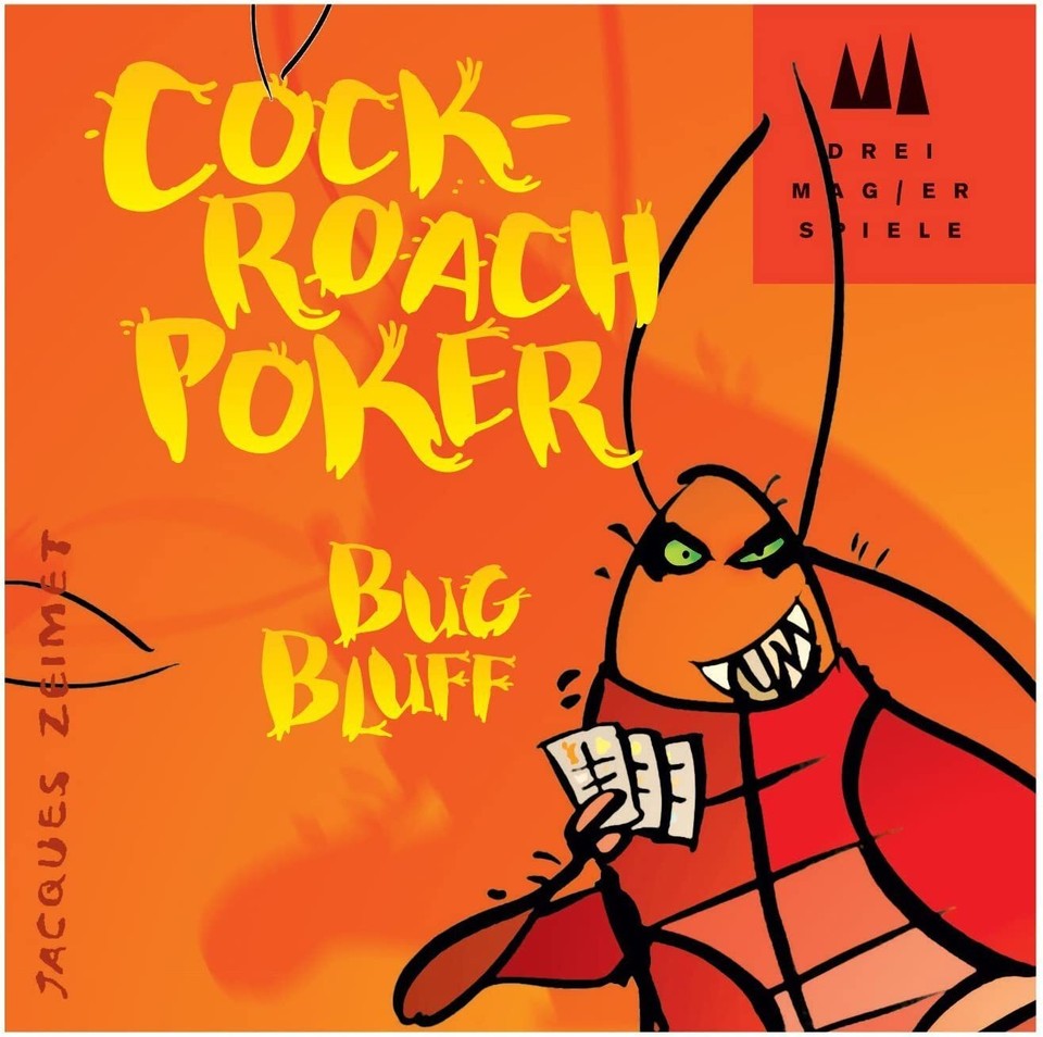 Schmidt | DMS Cockroach Poker English Edition Card Game Ages 8+ 2-6 ...