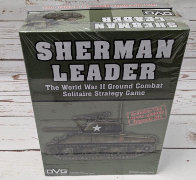 DVG War Board Game Sherman Leader w/Tiger Leader Upgrade Kit NIS WWII ...