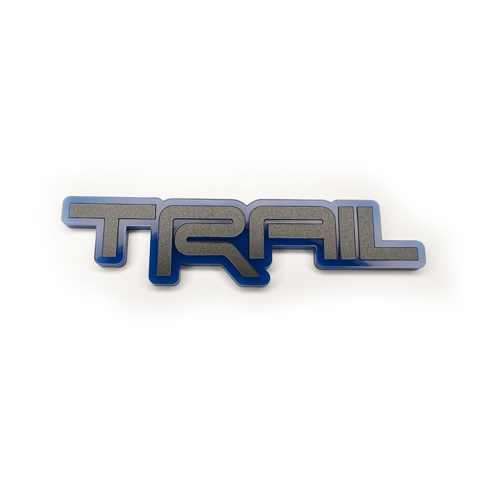 1 Custom TRAIL Emblem Badge Fits Toyota FJ Cruiser 4runner Toyoda 40 ...