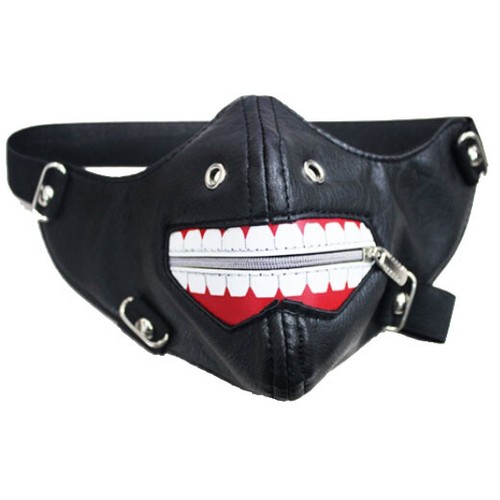 KANEKI KEN MOUTH ZIPPER Tokyo Ghoul Cosplay Mask (Anime Prop ...