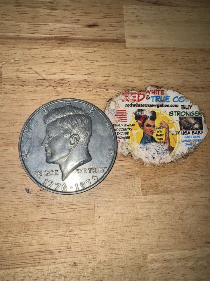 John F. Kennedy JFK Coin Paperweight Patina President Collector Gift ...