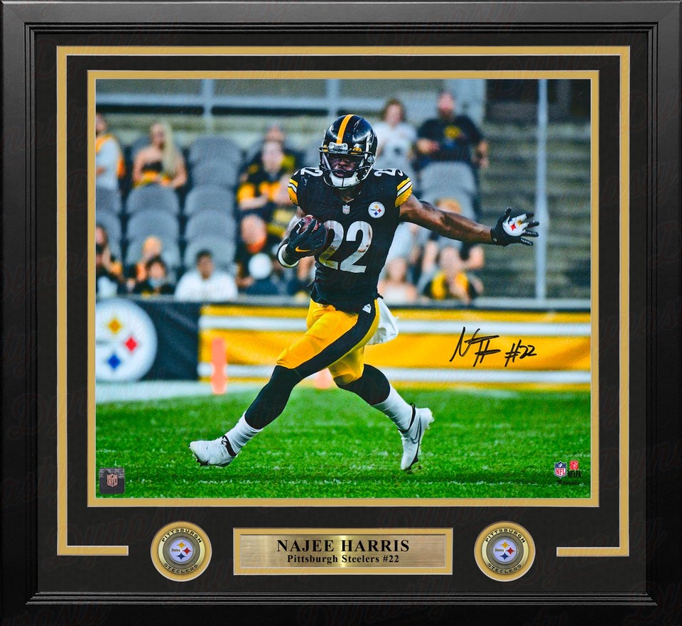 Najee Harris Pittsburgh Steelers Autographed Signed Framed Photo ...