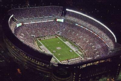 Aerial View,University of Alabama Football Stadium,Tuscaloosa,Alabama ...