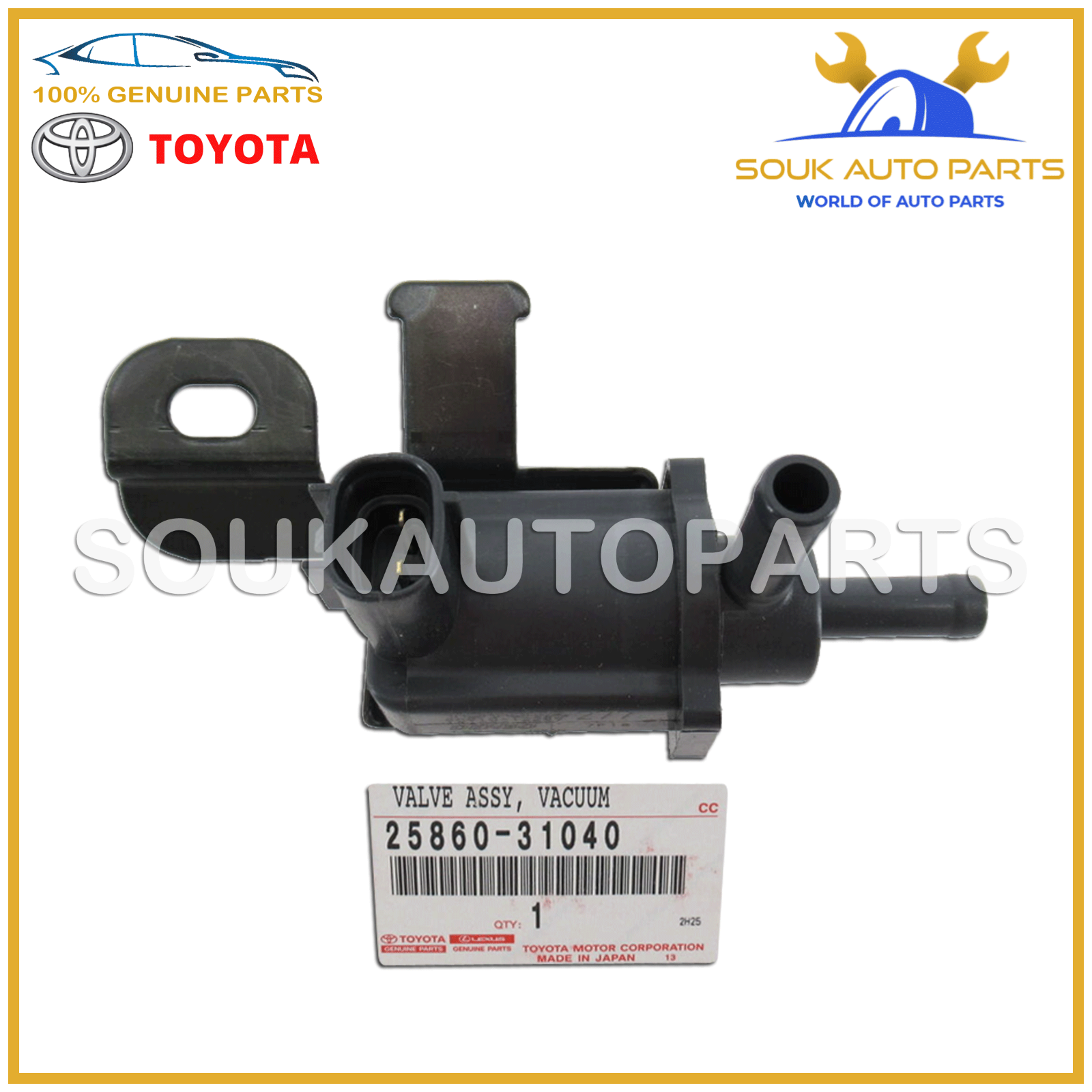 25860-31040 Genuine Toyota VACUUM SWITCHING VALVE ASSY, NO.1 2586031040 ...