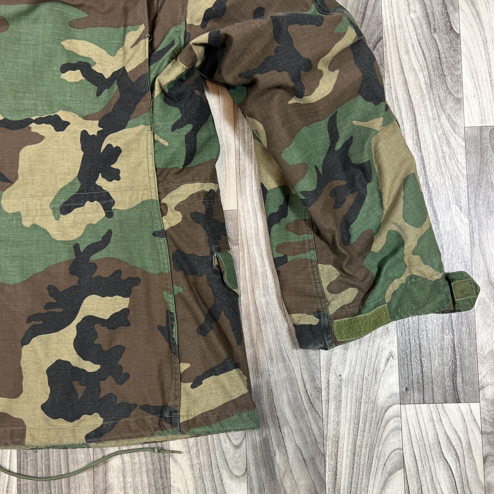 Vintage 1985 M-65 Field Coat, LARGE REGULAR Woodland Camo Camouflage | eBay