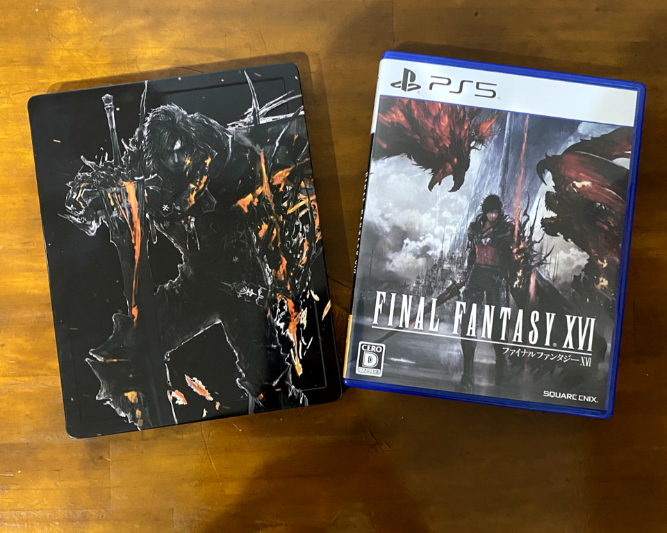 Final Fantasy XVI Collector's Edition Set Pins Steelbook Cloth Square Enix 16 | eBay
