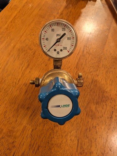 Linde UNION CARBIDE 200 PSI Compressed Gas Regulator | eBay