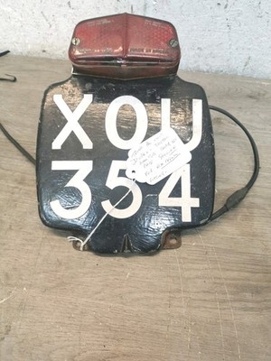 Triumph Pre Unit. Unit 350 500CC Bathtub Rear Numbers Plate | eBay UK