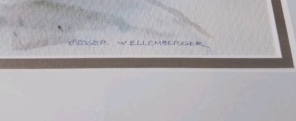 Roger Ellenberger Original Watercolor Canadian Geese | eBay