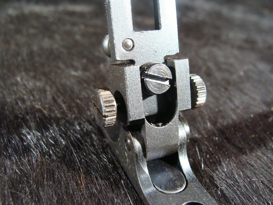 Black Powder Rifle Pedersoli Creedmore Rear Sight, Globe Front Sight ...