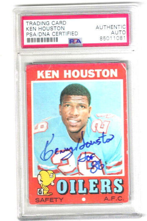 Ken Houston signed 1971 Topps Rookie card # 113 PSA/DNA | eBay