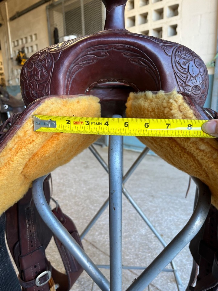 15.5 Custom Emperor Ranch Cutter Saddle | eBay