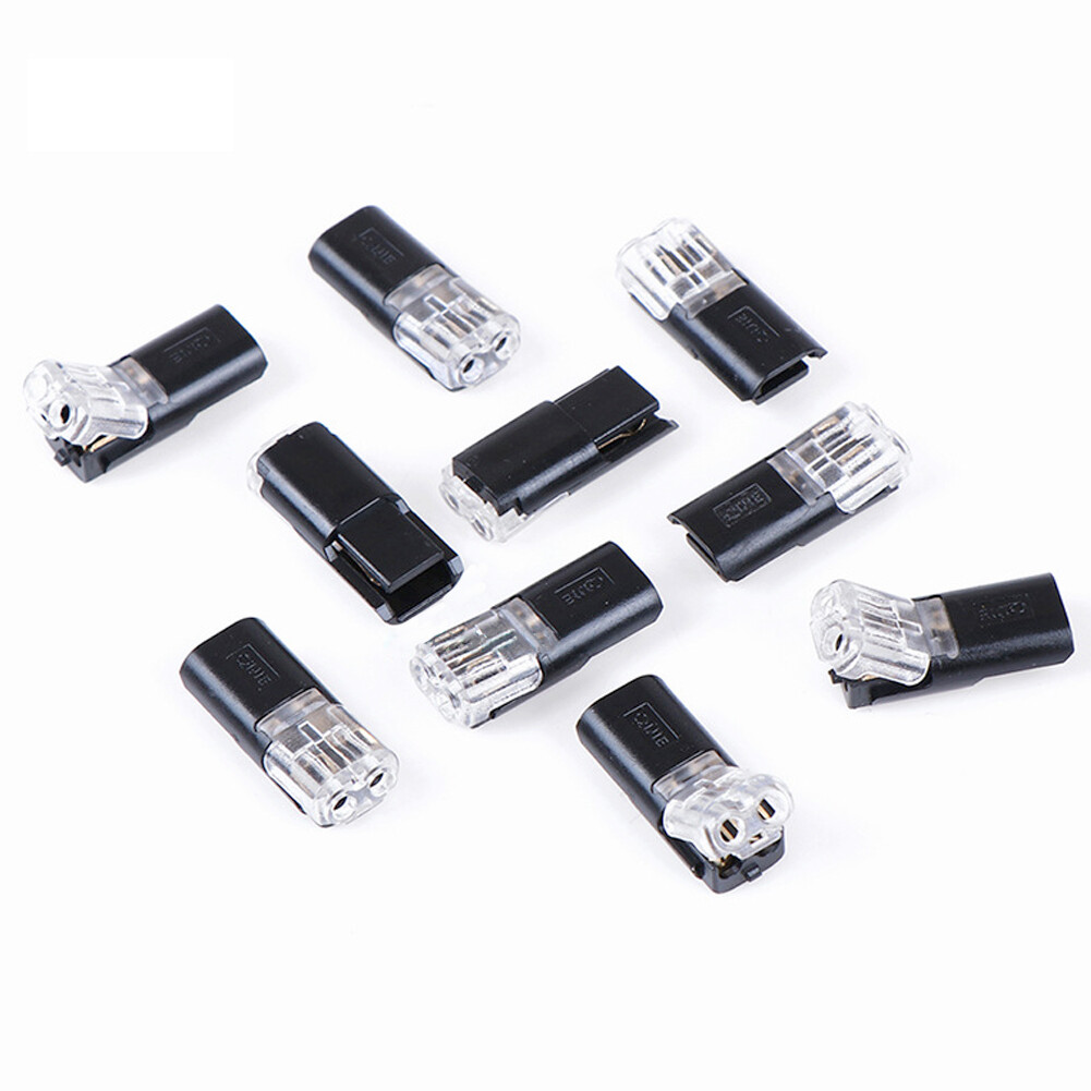 50pcs 2 Pin For 18-22AWG With Locking Buckle Quick Wire Connector ...