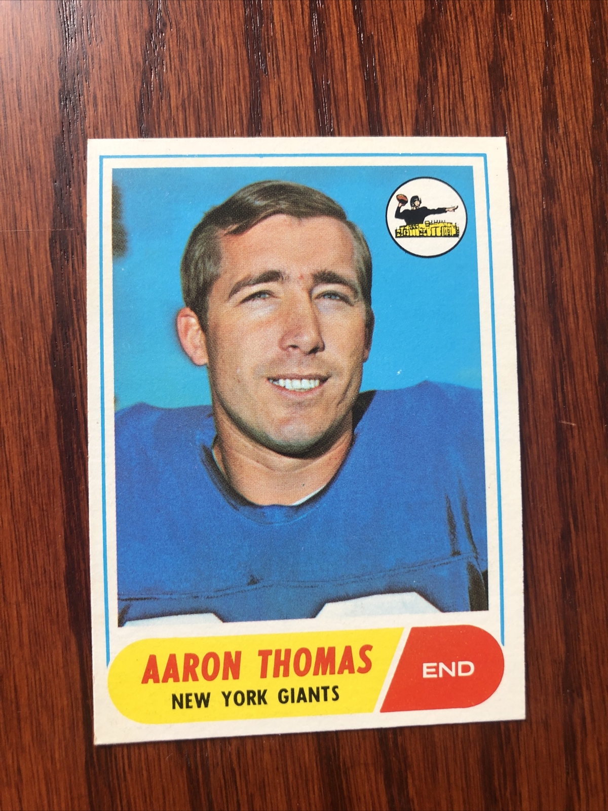 1968 Topps - #109 - Aaron Thomas - New York Giants | eBay