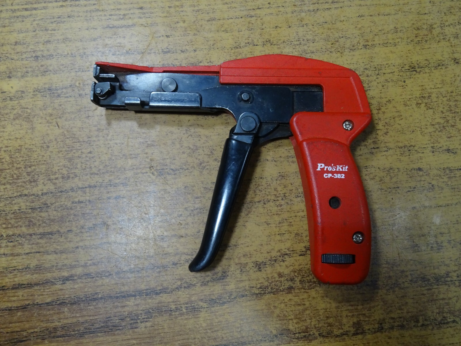 ProsKit CP-382 Cable Tie Gun Plier Cutting Tighting Steel Beam Line ...
