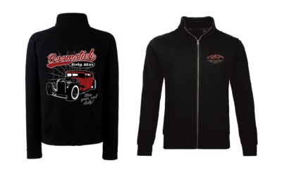Sweatshirtjacke Schwarz Cruiser Hot Rod V8 US Car-&Automotiv Modell ...
