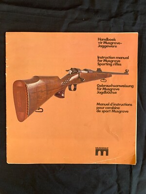 Vintage Musgrave Sporting Rifles Instruction Manual Original 8 pgs | eBay