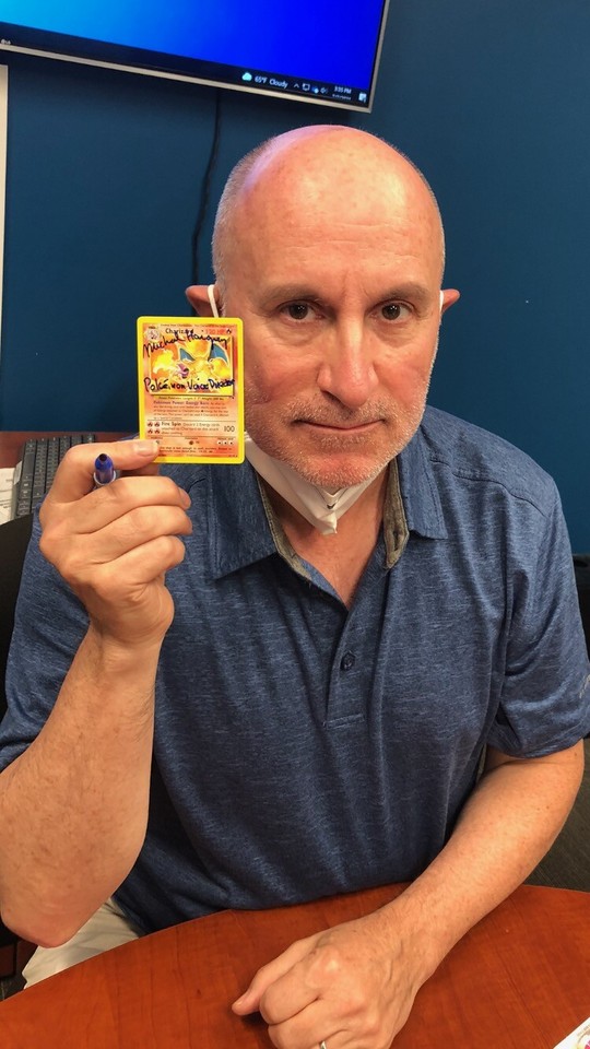 Michael Haigney Charizard Pokemon Signed Autographed Card PSA ...