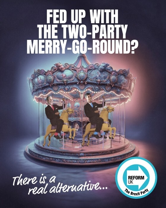 Reform U.K (The Brexit Party) campaign poster 31 - 8" x 12" | eBay UK