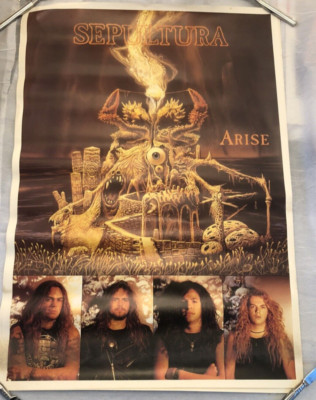 Original Sepultura Arise poster 90's | eBay