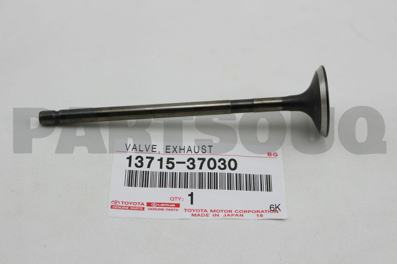 1371537030 Genuine Toyota VALVE, EXHAUST 13715-37030 | eBay