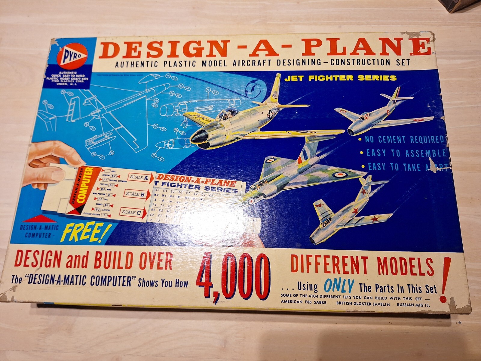Pyro 1960 Design-A-Plane Jet Fighter Series Kit | eBay