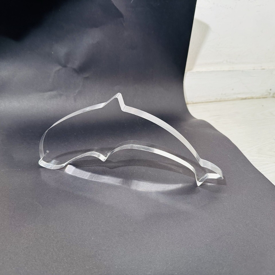 Vintage Lucite Sculpture Guzzini Dolphin 🐬 Design Team Guzzini 1970s ...
