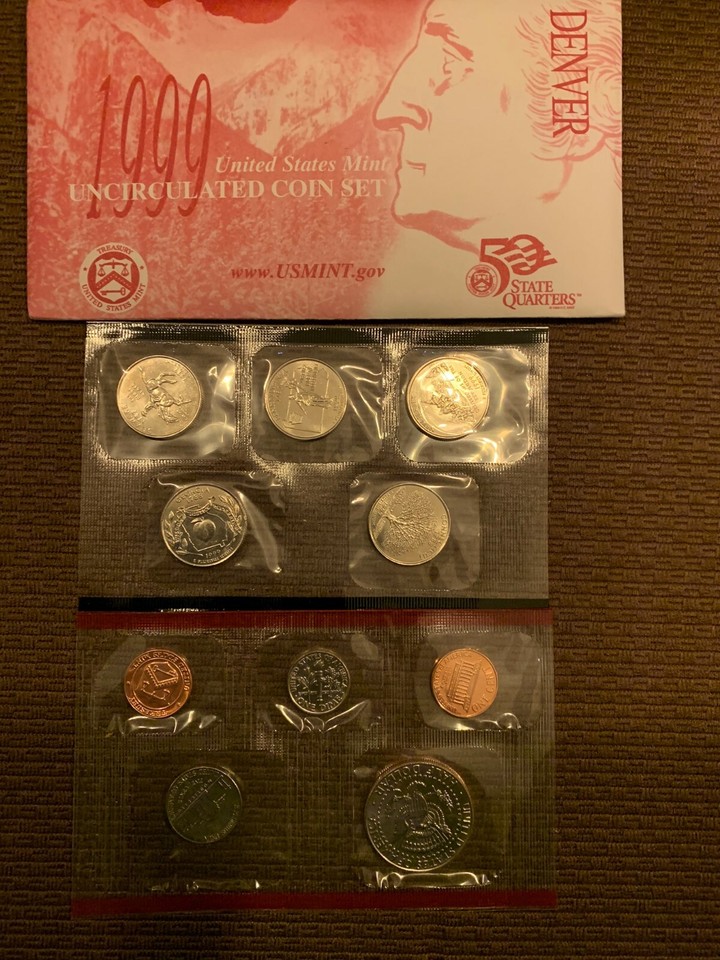 1999 Denver mint coin set | eBay