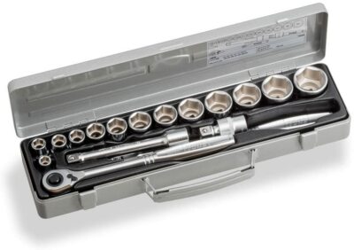 TONE 1/2" Drive 6 pt 10-32mm Socket Wrench Set 760MS 17 Tools JAPAN | eBay